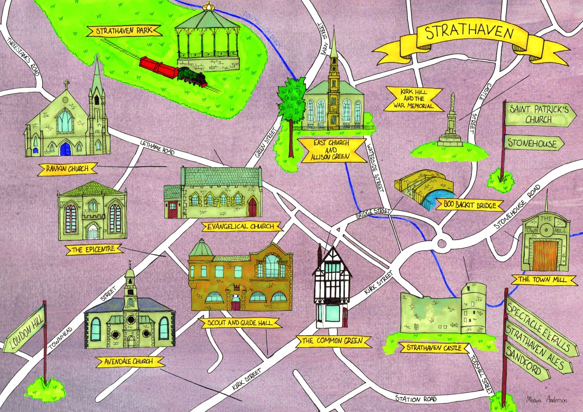 Strathaven Map – Discover Strathaven